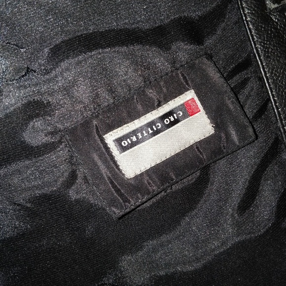 ciro citterio | Jackets & Coats | Vintage Ciro Citterio Heavy Leather ...